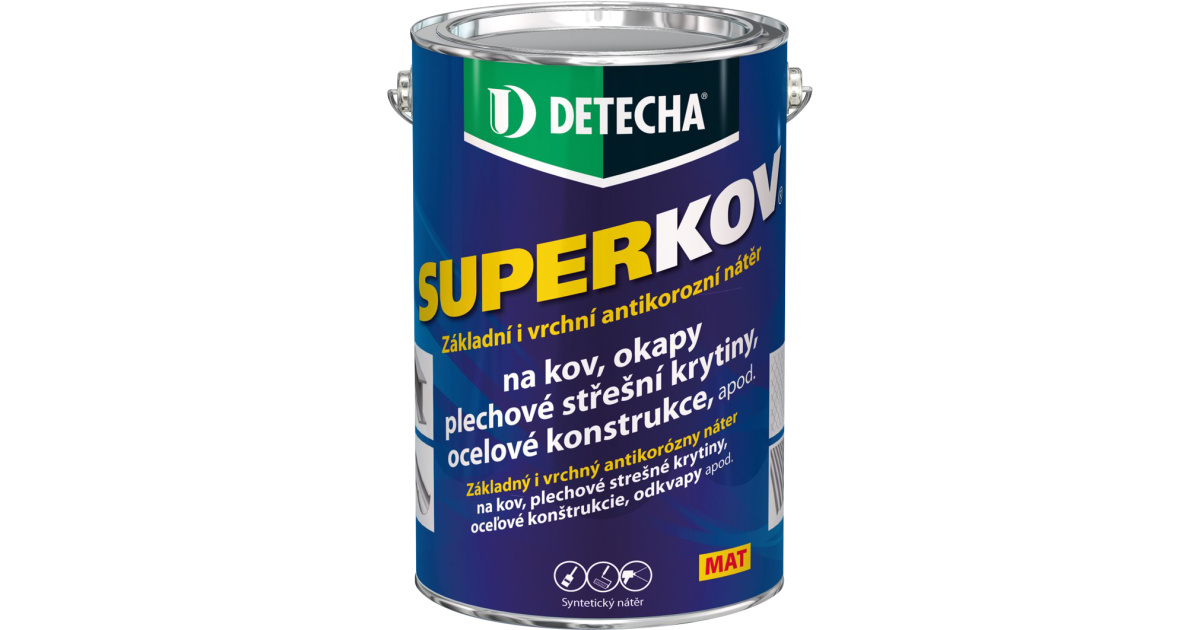 Detecha Superkov základní i vrchní barva na kov | BAL.cz - skupina BARVY A LAKY